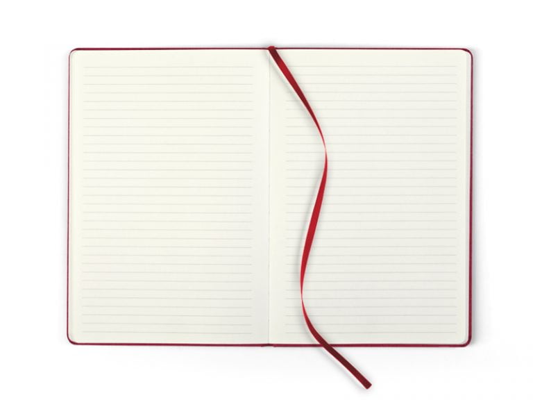 Crveni, personalizovani notes – Šolje sa štampom