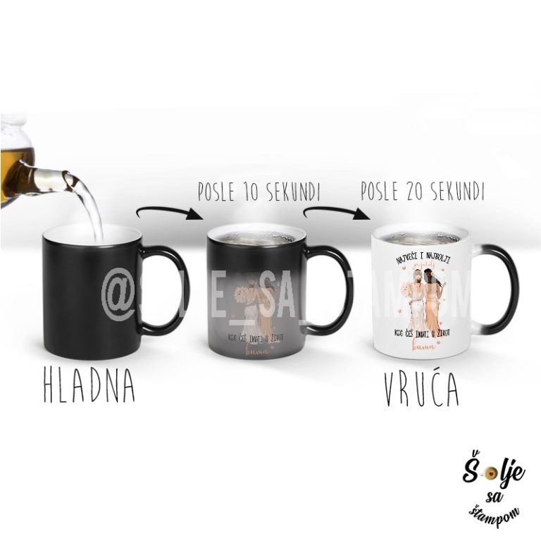 Kuma je najveći i najbolji prijatelj – Šolje sa štampom