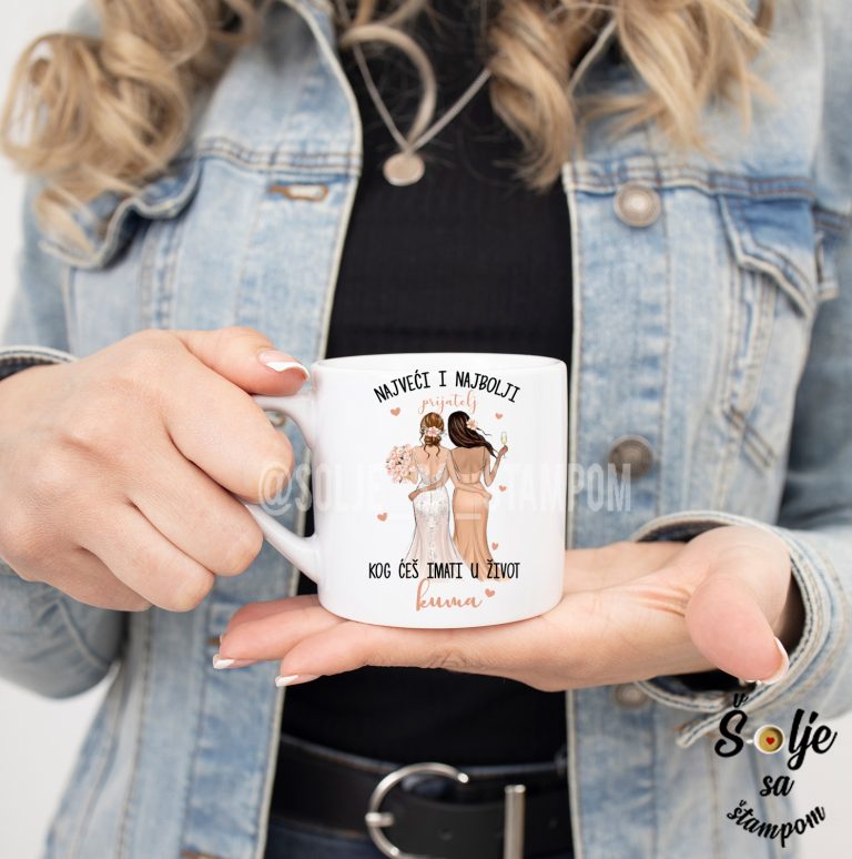Kuma je najveći i najbolji prijatelj – Šolje sa štampom